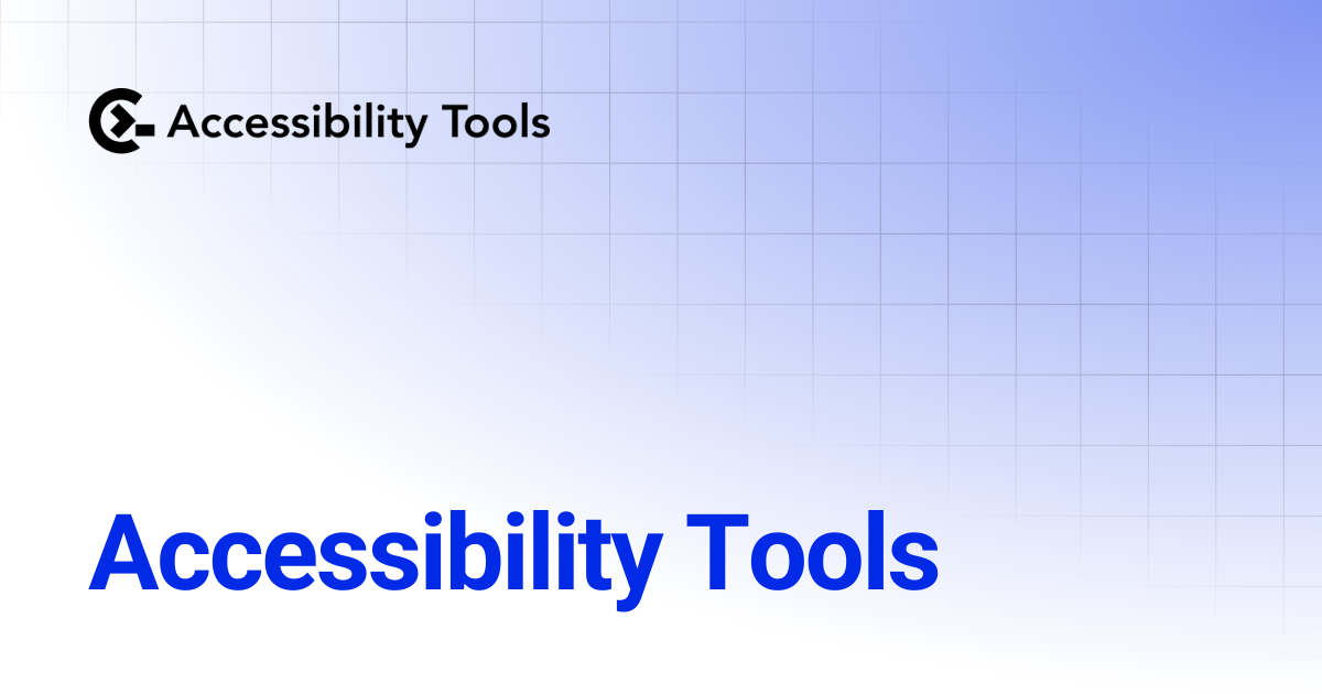 Accessibility Tools | Accessibility tools